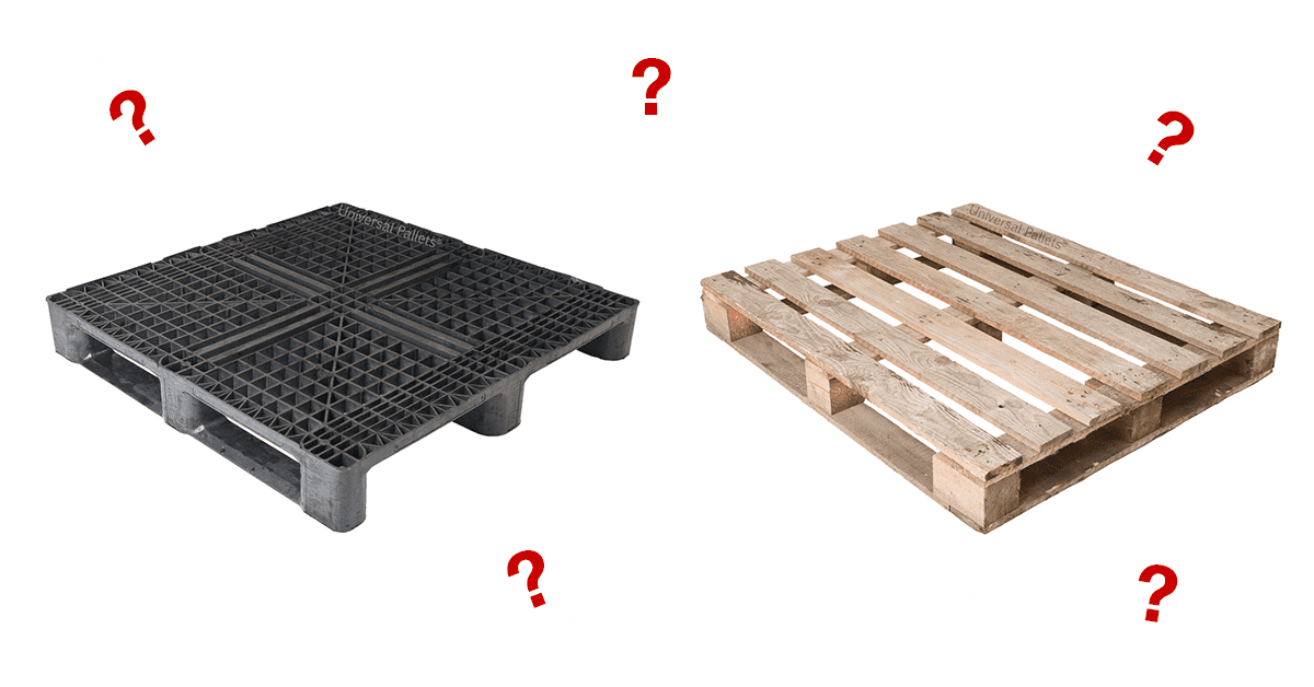 Wooden pallets or plastic pallets? How to choose... - Universal Pallets